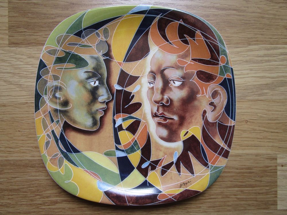 Rosenthal Sammlerteller von Hans Erni Sonne und Mond | Kaufen auf Ricardo