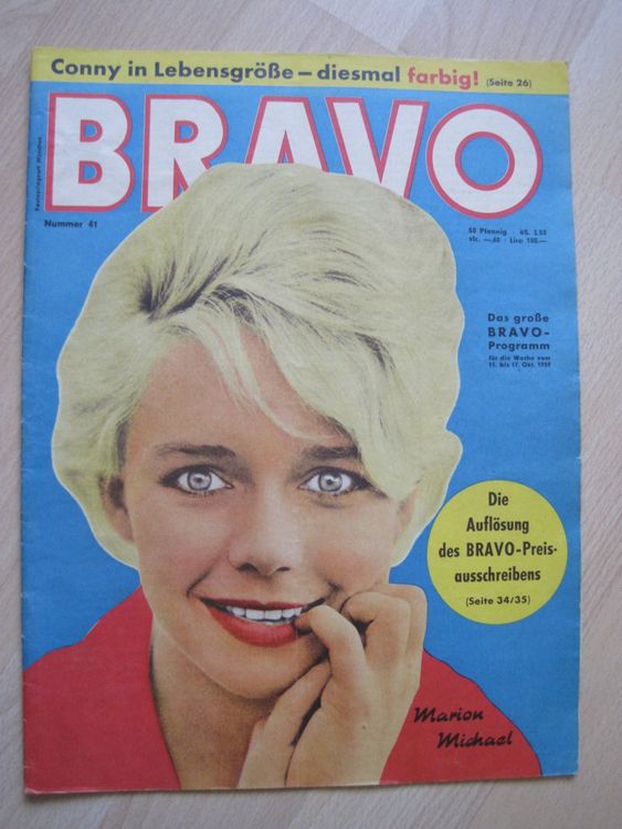 Bravo Nr 41 Okt 1959 Conny Freddy Cooper Schönherr &&& | Kaufen auf Ricardo