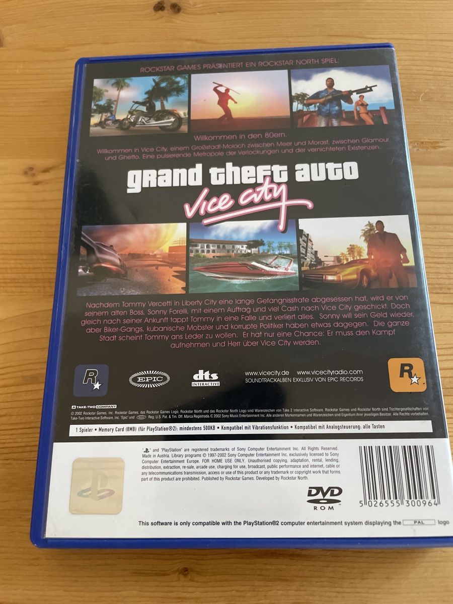 Grand Theft Auto: Vice City, PS2 - Top Zustand! 🔥😎 (D'occasion) à ...