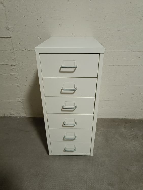 Weisser Schubladenschrank, 5 Schubladen, Büro | Kaufen auf Ricardo