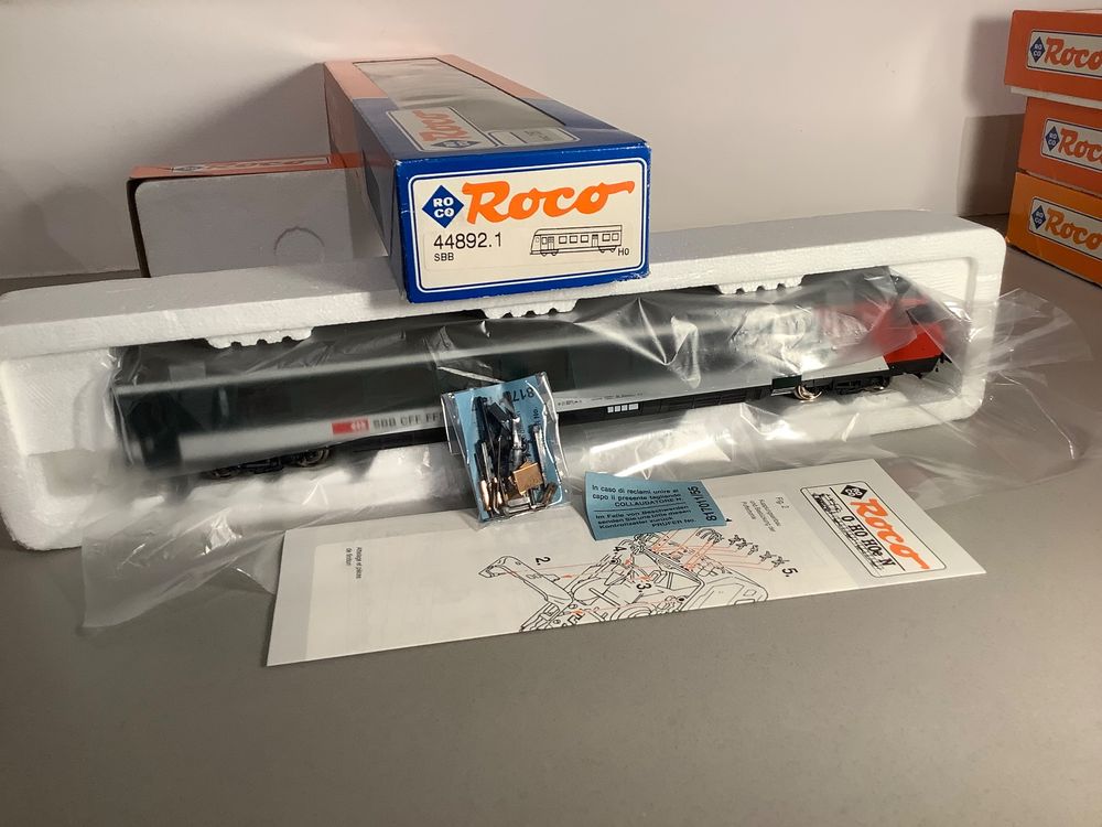 Roco 44892.1 : SBB 2.Kl Steuerwagen Bt EW IV grün (Neu (gemäss ...