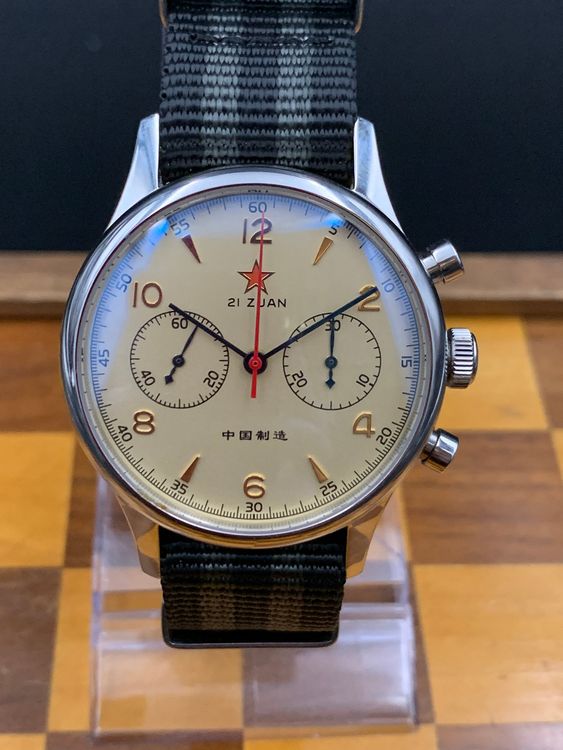 Chronographe Seagull 1963 [Red Star], 40 mm, cal. ST109 | Kaufen auf ...