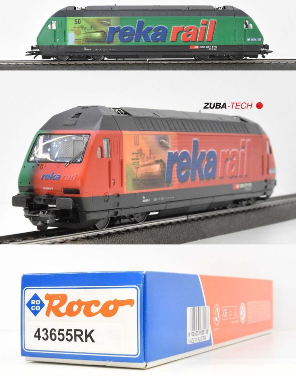 Roco 43655 E-Lok Re 460 SBB H0 GS Analog mit OVP (Gebraucht) in St. Gallen für CHF 200 – mit ...