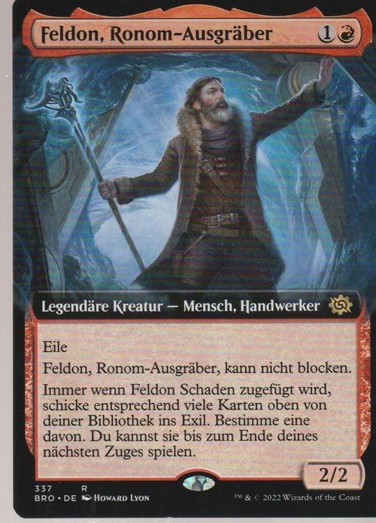 TCG Magic The Gathering MTG De BRO 337 Feldon, Ronom-Ausgräb (Neu ...