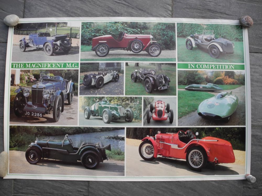 Altes MG Poster | Kaufen auf Ricardo