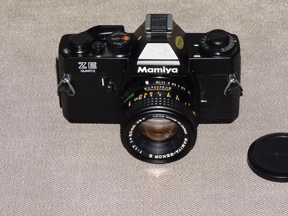 Mamiya ZE Quartz Analog Kamera + Objektiv 50mm 1:1.7 (Gebraucht) in ...