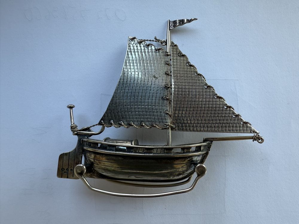 Miniature Silver Sailboat (Italian) Silber Antik | Kaufen auf Ricardo