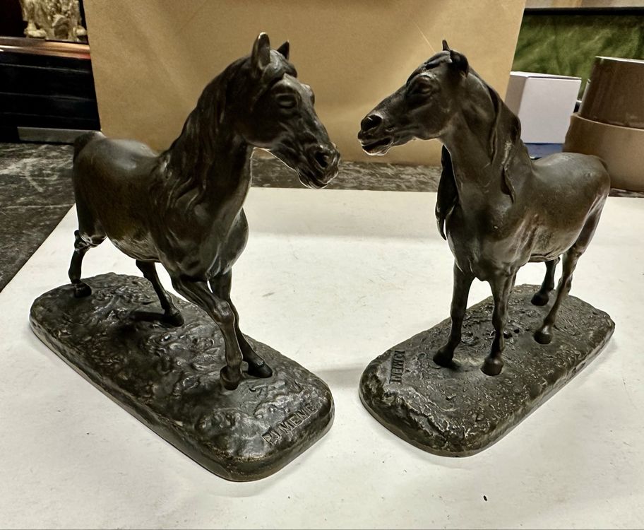 Paire de bronze signé Pierre Jules MÈNE, XlXe (D'occasion) à Genève ...