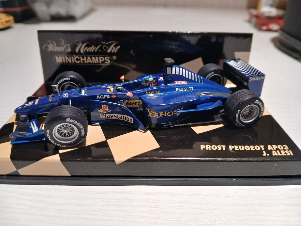 Minichamps 1:43 Prost AP03 2000 (Alesi) Art.N° 430 000014 (Neu und ...