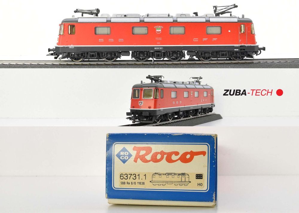 Roco 63731.1 E-Lok Re 6/6 SBB H0 GS Analog mit OVP (Gebraucht) in St ...