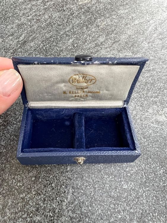 Leder Schatulle Schmuckkästchen f. Eheringe retro 60er Baden (Gebraucht) in Otelfingen für CHF ...