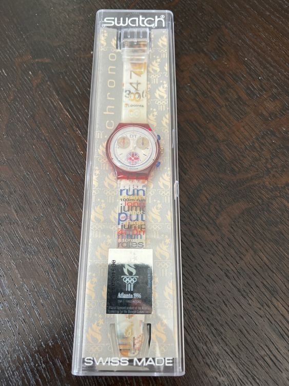 Swatch Chrono (SCZ105) Daley Thompson (Neu und originalverpackt) in ...
