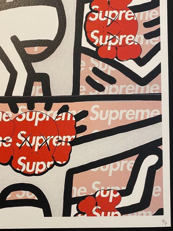 DEATH NYC « SUPREME KAWS & KEITH HARING» (Neu (gemäss Beschreibung)) in ...