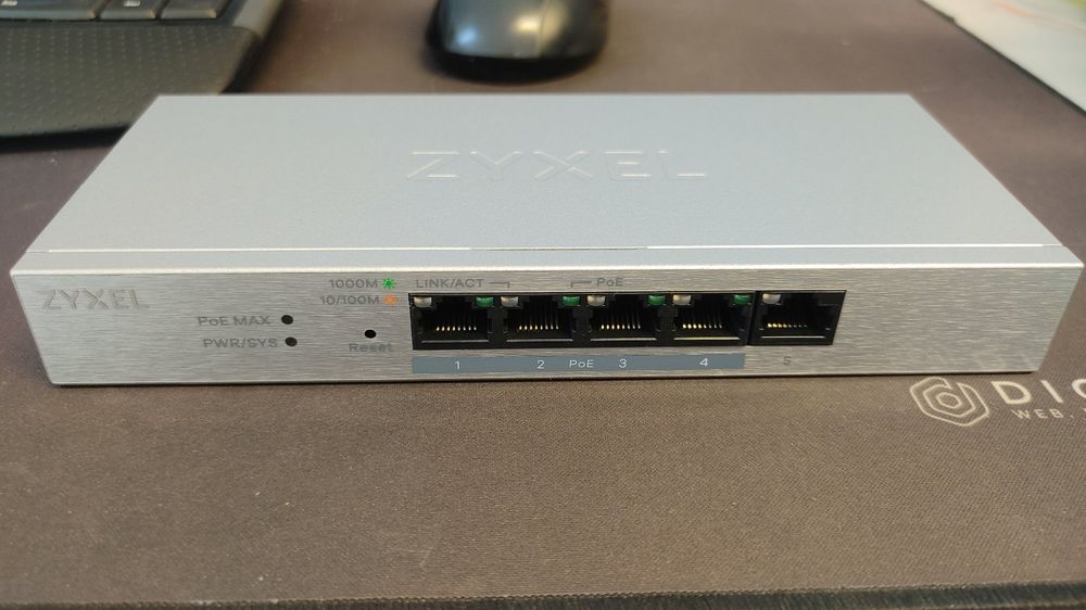 Zyxel GS1200-5HP v2 managed PoE Switch | Kaufen auf Ricardo