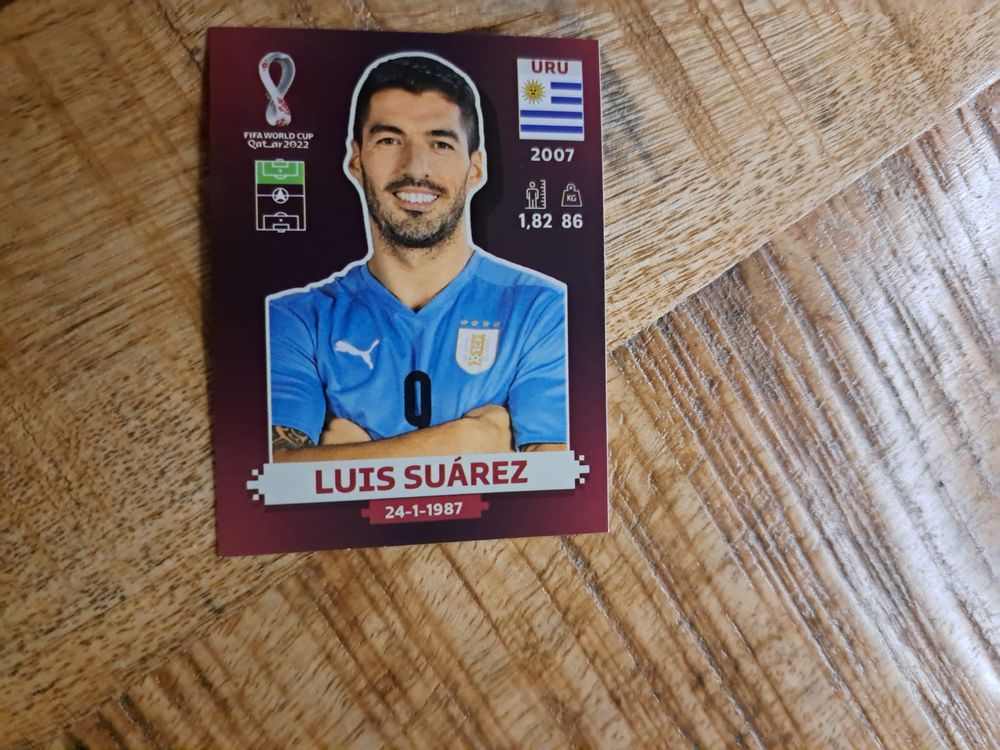 WM 2022 QATAR URU 20, LUIS SUAREZ, PANINI | Kaufen auf Ricardo
