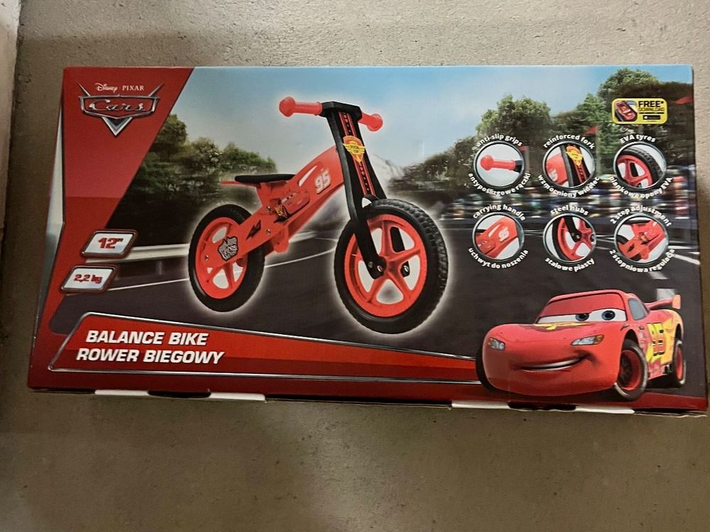 Disney Balance Bike Cars Kinderfahrrad (Neu und originalverpackt) in ...