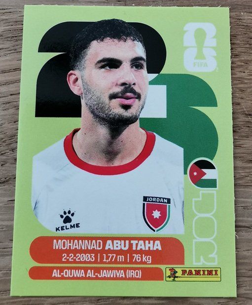 Mohannad Abu Taha JOR 12 Panini FIFA World Cup 2026 ⚽🏆 (Neu (gemäss ...