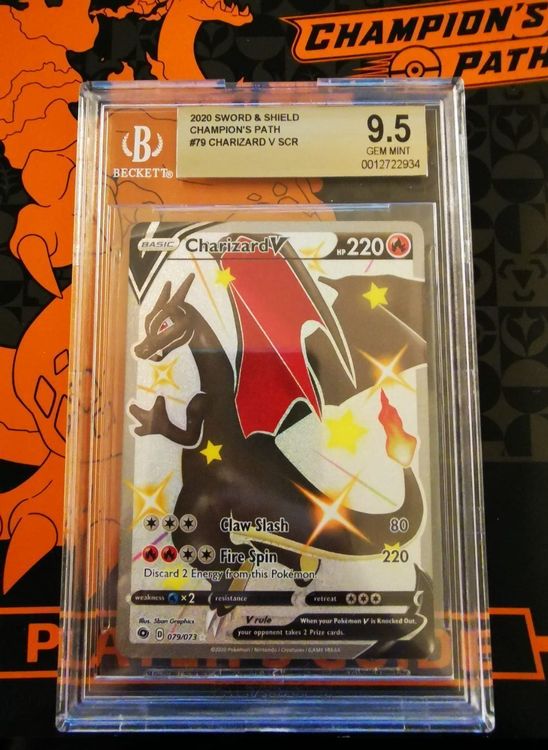 Pokemon Gold Label BGS Shiny Charizard V # 79 GEM MINT 9.5 (Neu und ...