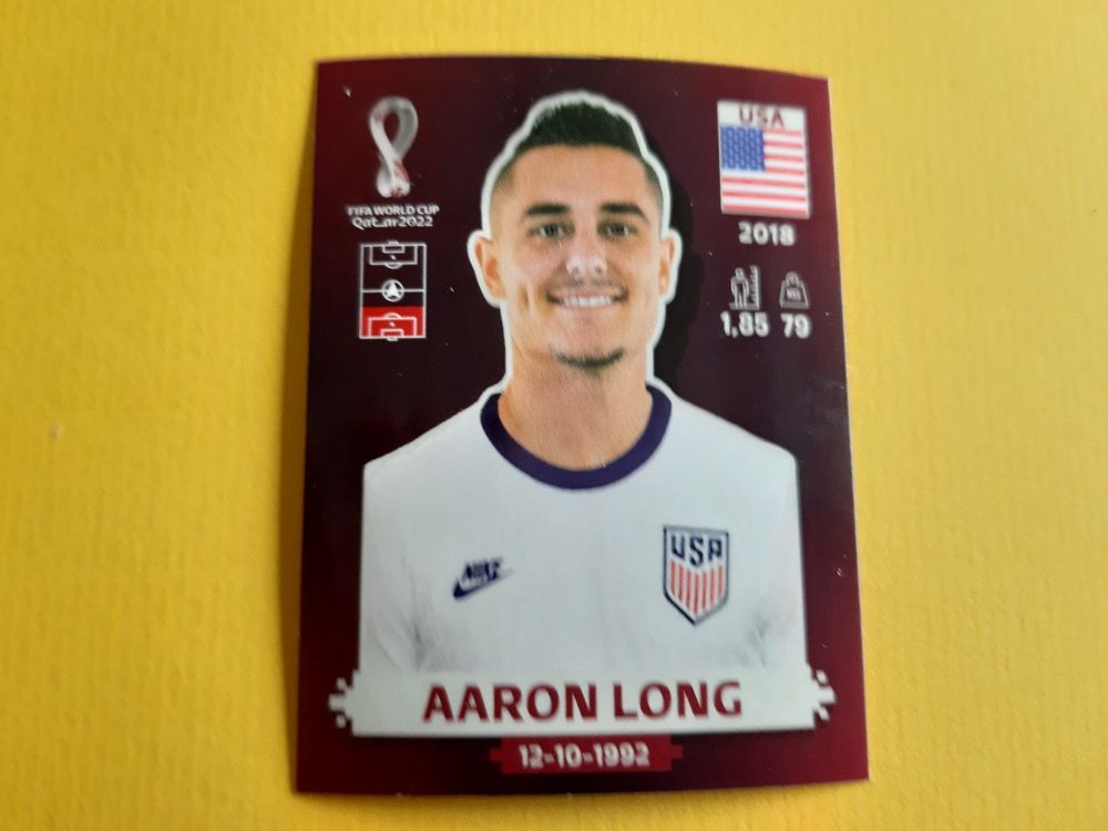 WM 2022 in Qatar USA Nr. 6 AARON LONG | Kaufen auf Ricardo