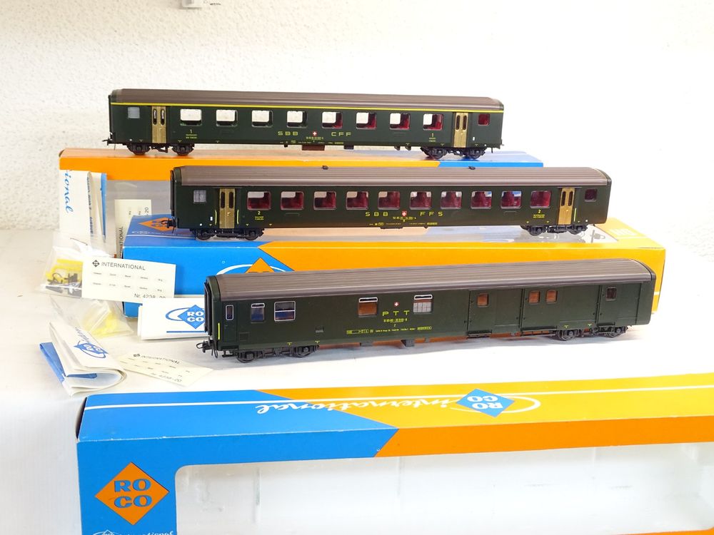 Roco SBB/CFF Personenwagenzug /Gepäckwagen, H0,GS/DC,OVP (Gebraucht) in Wohlen AG für CHF 46 ...