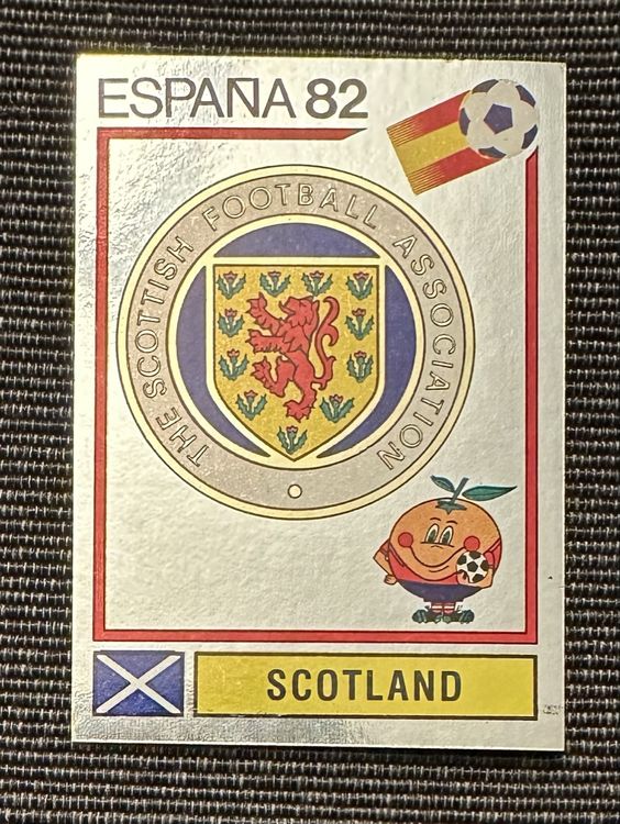 Panini World Cup España 1982 - Badge Scotland #400 (Gebraucht) in Nyon ...