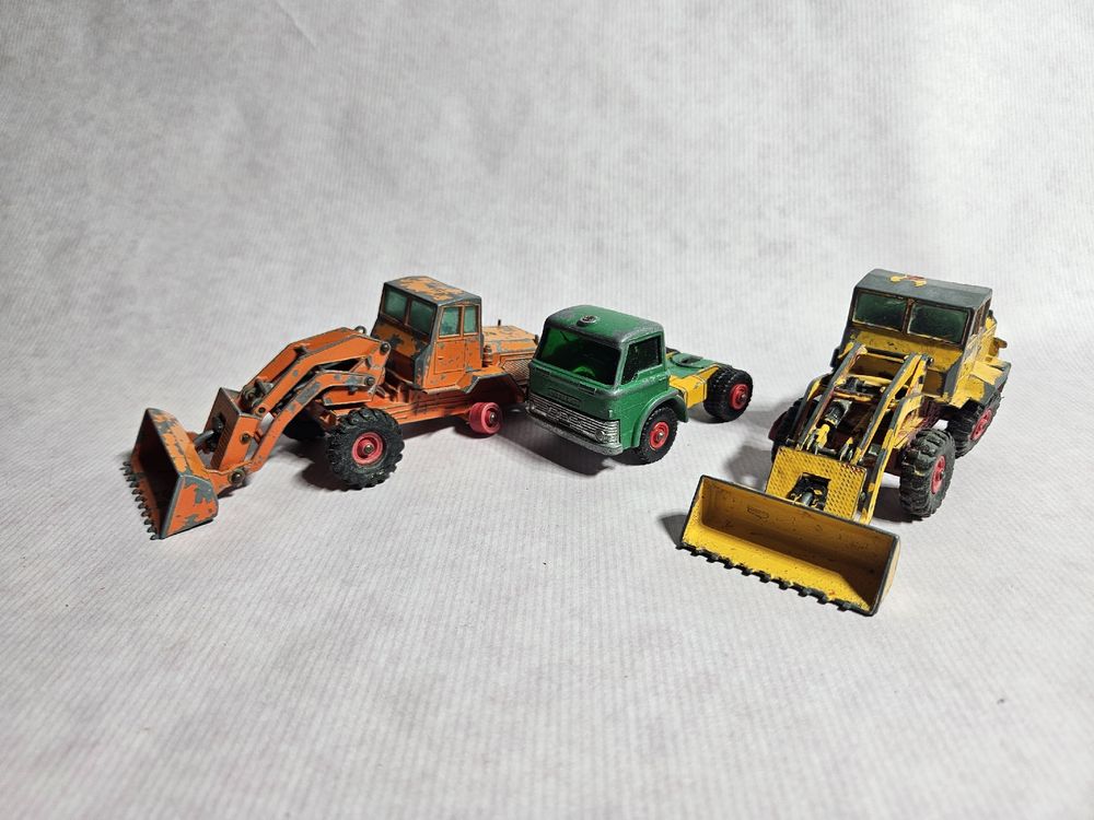 VINTAGE SELTEN Matchbox King Size Hatra Tractor Shovel (Gebraucht) in ...