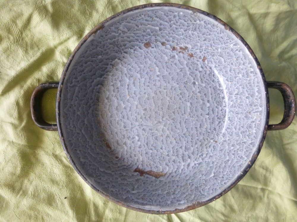 Antikes Emaille Pfännchen, Pfanne aus Guss- Eisen | Kaufen auf Ricardo