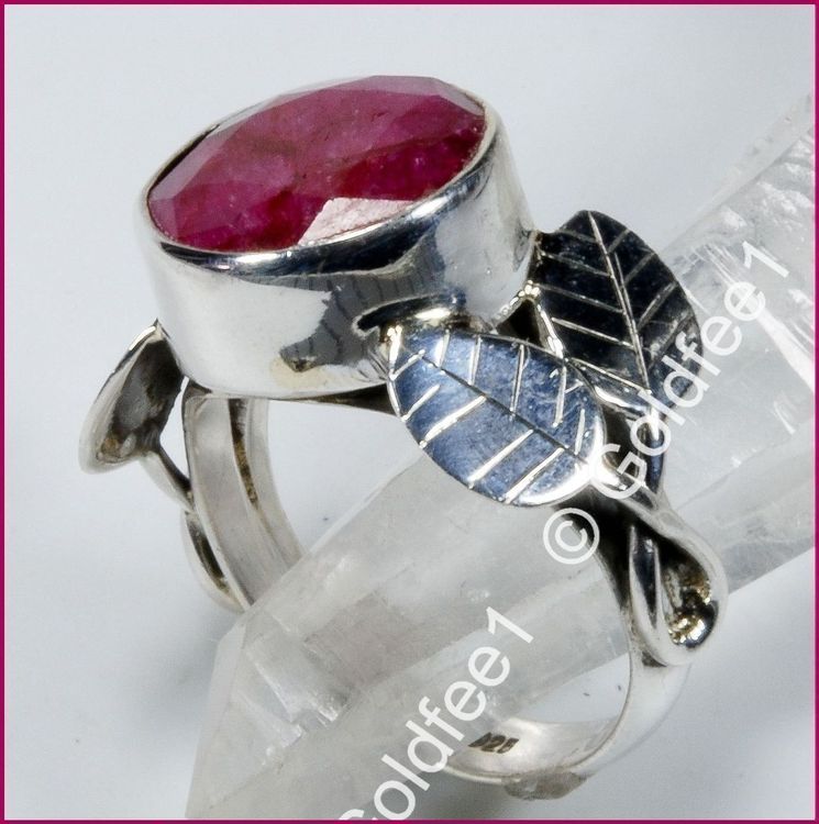 ROYAL RUBY, Rubin Ring 925 Silber (Neu und originalverpackt) in ...
