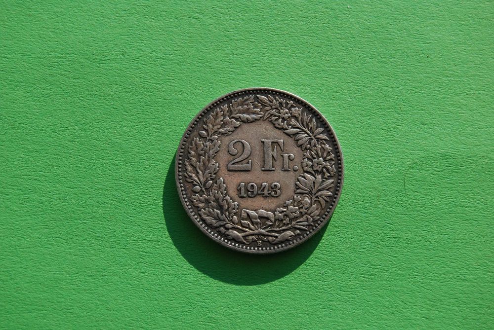 1 Münze 2 Franken 1943 (Gebraucht) in Rüfenacht BE für CHF 4.6 – mit Lieferung auf Ricardo kaufen