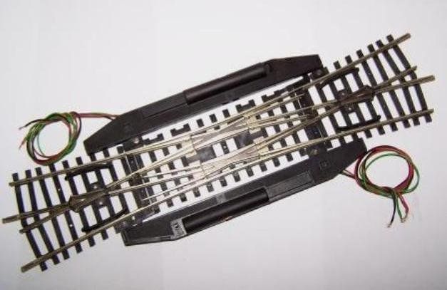 Roco 42320 H0 Elektr. Kreuzungsweiche DKW, Profil 2,5 mm (Gebraucht) in ...