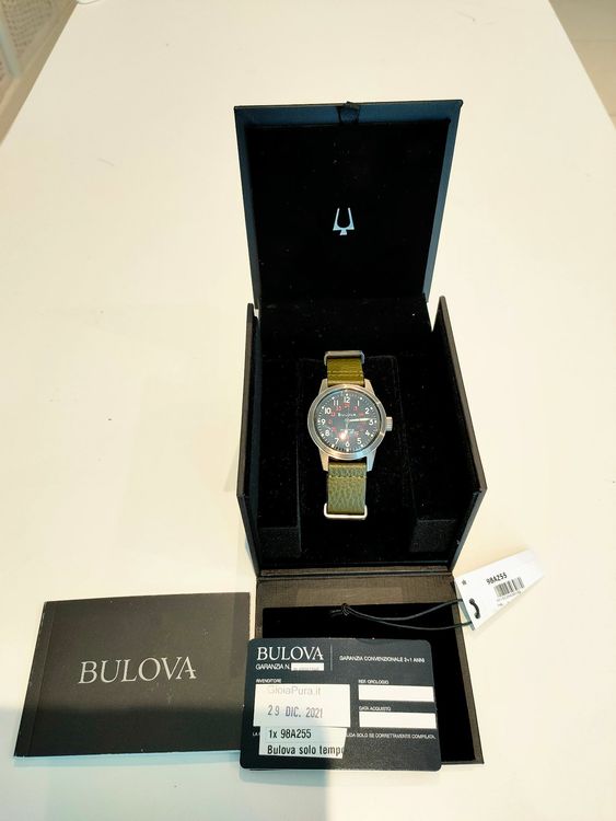 Bulova Hack 98A255 military - mint conditions | Kaufen auf Ricardo