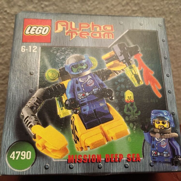 Lego Set 4790 Alpha Team Deep Sea Robot Diver ungeöffnet OVP | Kaufen ...