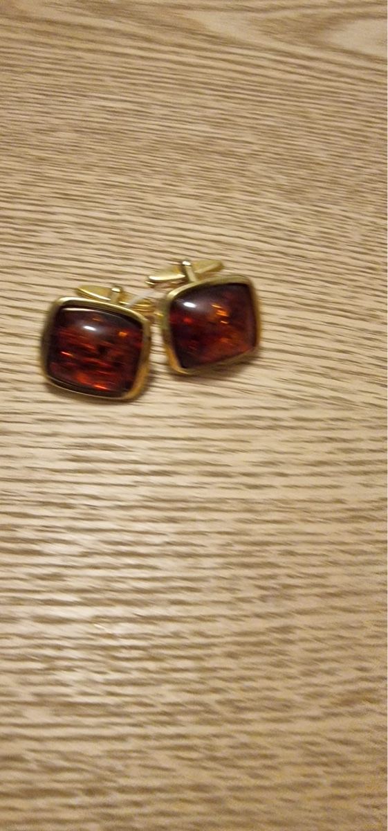 Vintage Manschettenknöpfe mit Bernstein (Gebraucht) in St. Gallen für ...