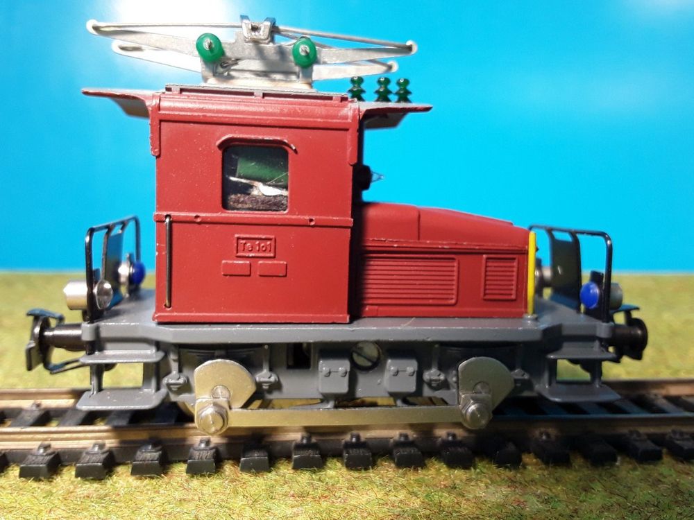SBB Te 101 Rangierlokomotive _ Schienentraktor _ Spur H0 (Defekt) in ...