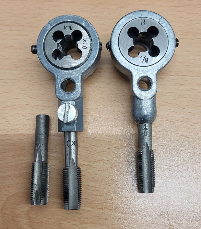 Gewindebohrer Gewindeschneider Schneideisen R 1/8 M10x1.0 | Kaufen auf Ricardo