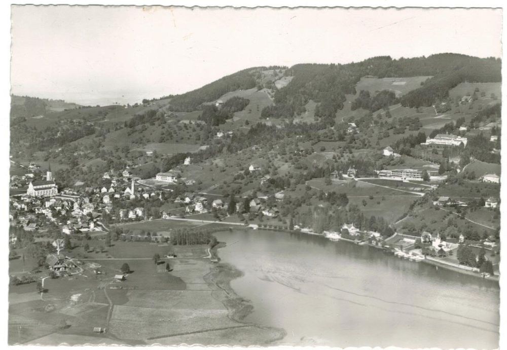 AK Kurort Unterägeri 1955. Fliegeraufnahme (Gebraucht) in Zürich für CHF 2 – mit Lieferung auf ...