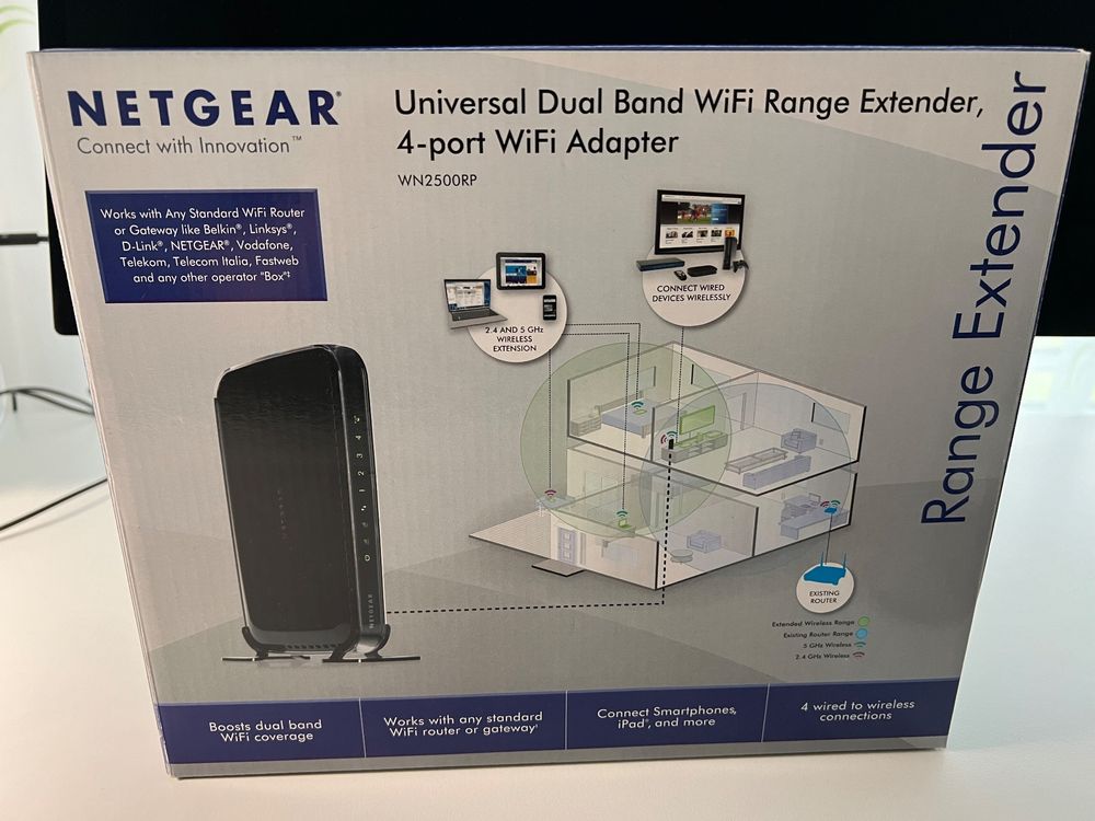 Netgear Universal Dual Band WiFi Range Extender4-port WiFi | Kaufen auf ... Netgear Universal Dual Band WiFi Range Extender4-port WiFi | Kaufen auf ...