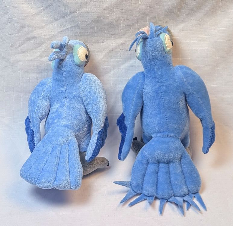 Blu und Jewel Plüschtiere aus dem Film RIO - Papageien (Neu (gemäss ...