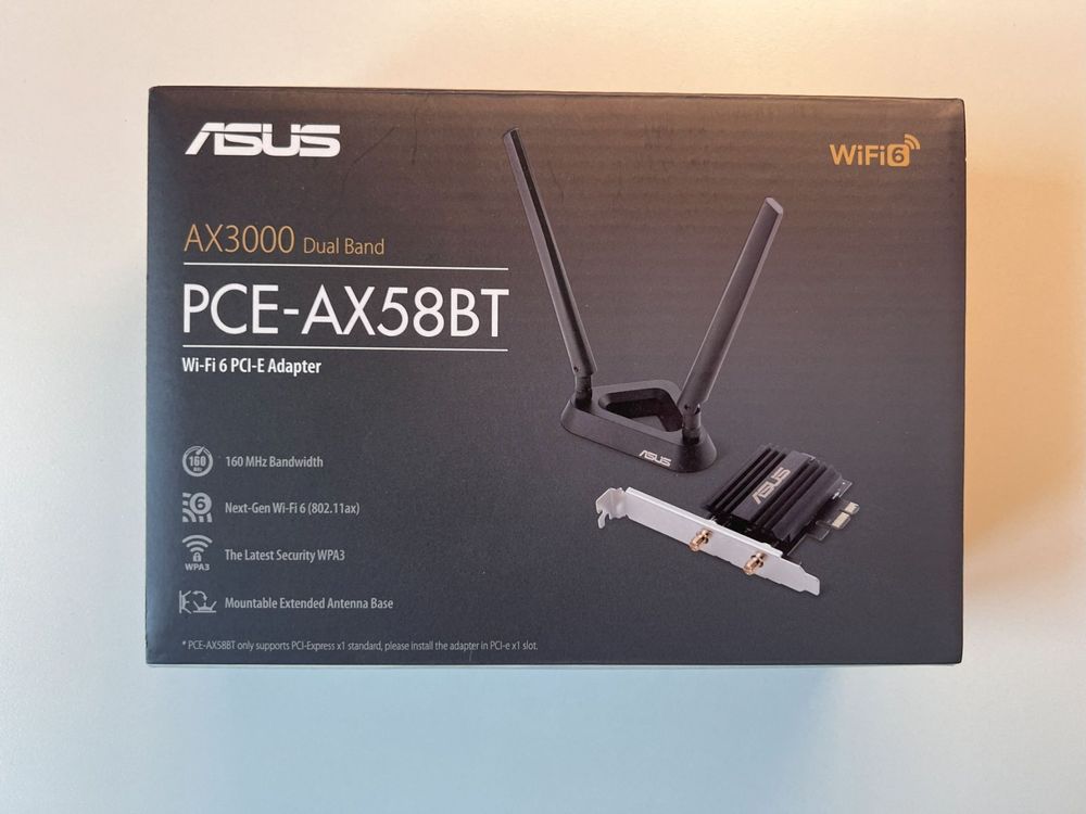ASUS PCE-AX58BT AX3000 WiFi 6 Adapter | Kaufen auf Ricardo
