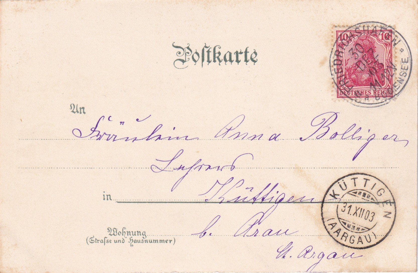 Gruss aus Friedrichshafen (Litho; Glückwunsch Neujahr) /ao (Gebraucht) in Hombrechtikon für CHF ...