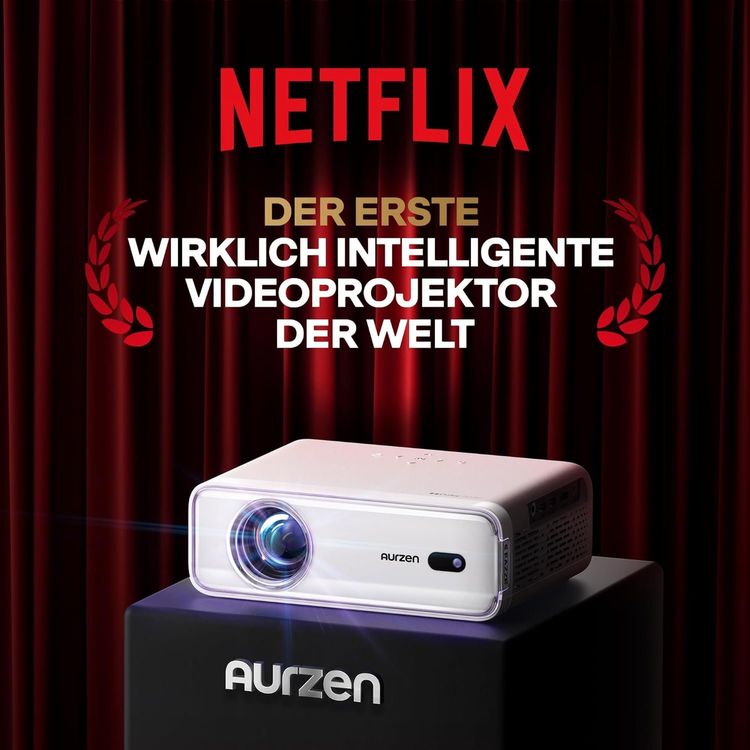 Smart Heimkino Beamer 4K Support WiFi Bluetooth 200 Zoll (Neu und ...