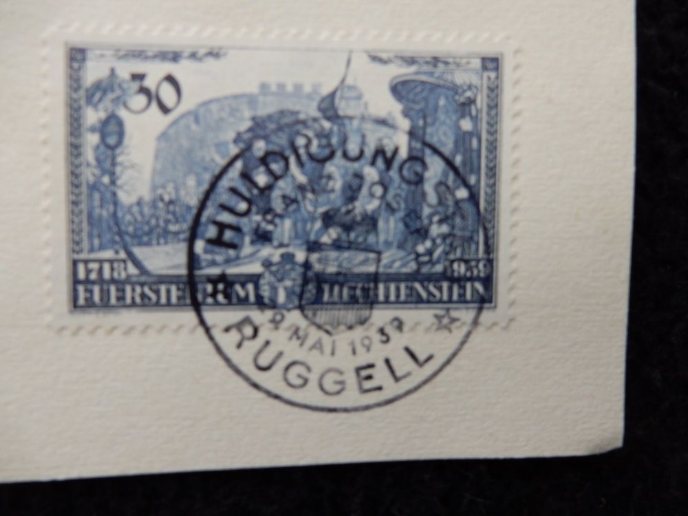 Briefmarken Liechtenstein 1939 (Gebraucht) in Boniswil für CHF 1 – mit ...