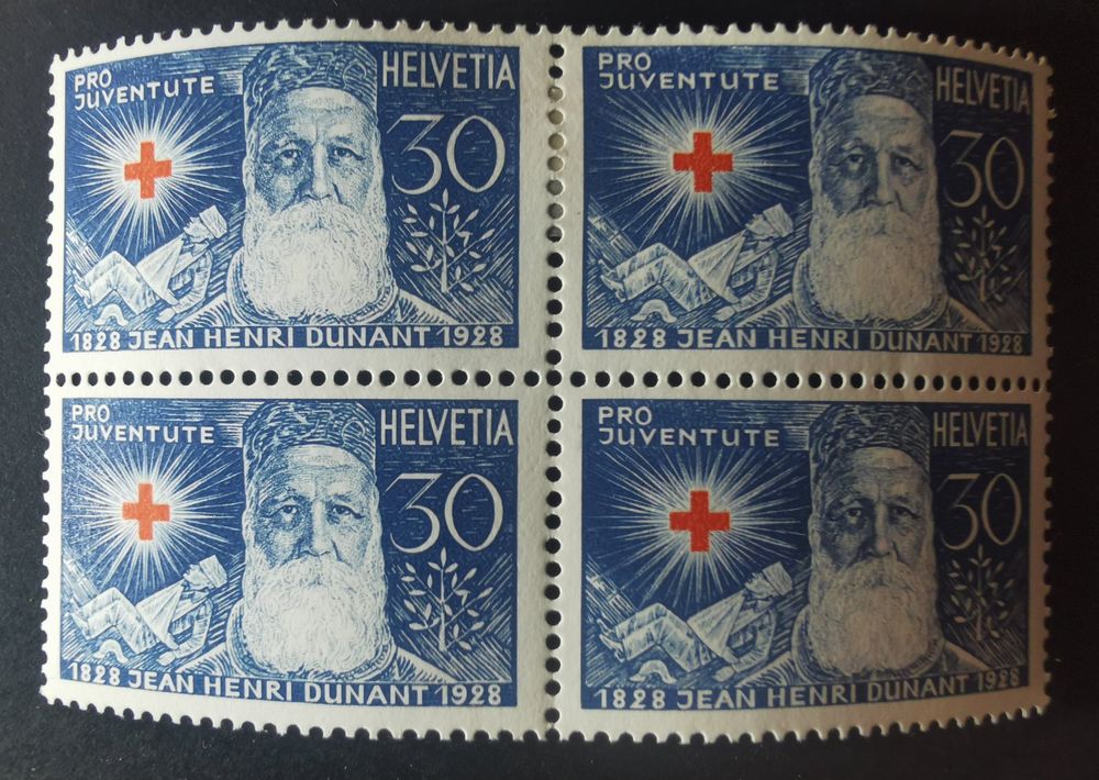 SR7 Bloc 4 Timbre Suisse Non Oblitere 1928 PJ (Gebraucht) in Cousset für CHF 0.85 – mit ...