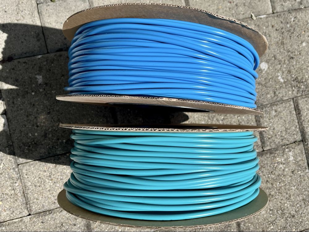 PVC Rundschnur 5,4mm Spaghettischnur 2x100m (Neu (gemäss Beschreibung ...