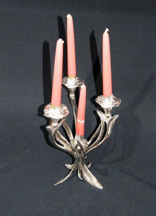 Einmaliger Kerzenhalter versilbert für 4 Kerzen (Gebraucht) in Geroldswil für CHF 85 – mit ...