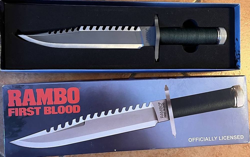 Riproduzione coltello Rambo originale film (Gebraucht) in Stabio für ...