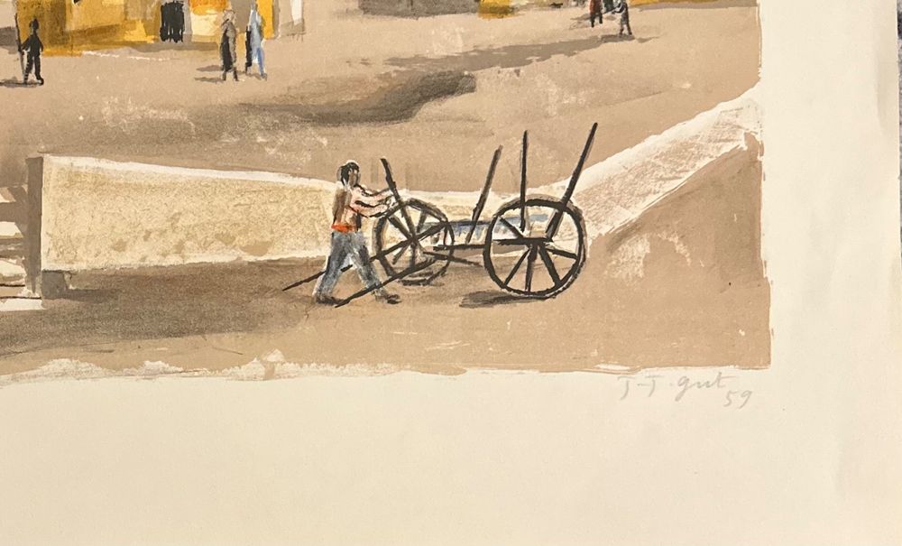 Jean-Jacques Gut (1924-2002) Litho Handsig (Gebraucht) in Hochdorf für CHF 5 – mit Lieferung auf ...