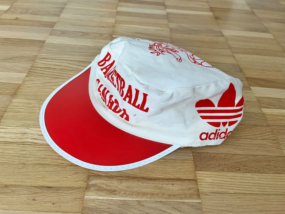 80er ADIDAS Mütze Hut Kappe Basketball Canada Vintage (Gebraucht) in ...