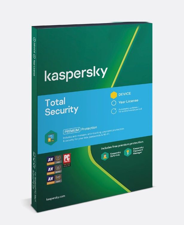 Kaspersky Total Security 5PC - 2Jahre NEU (Neu (gemäss Beschreibung ...