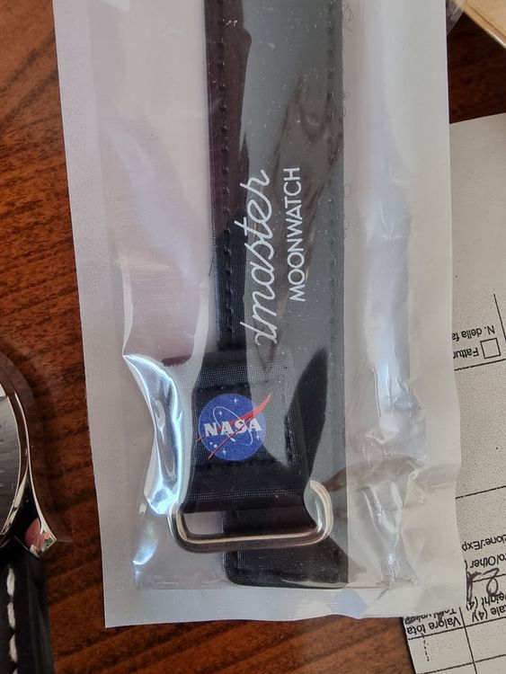 NASA Armband für Swatch Omega Moonswatch Moon Schwarz (Neu und ...